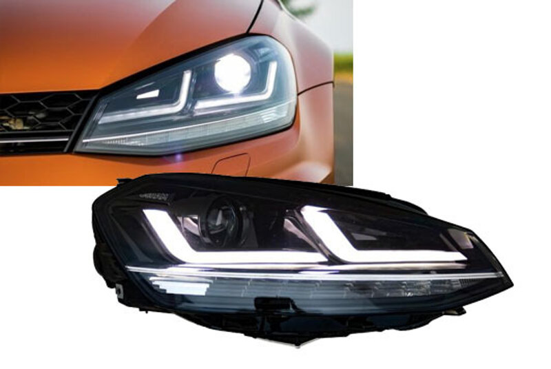 Fari anteriori OSRAM LEDriving® XENARC® VW GOLF 7 FULL LED Freccia ...