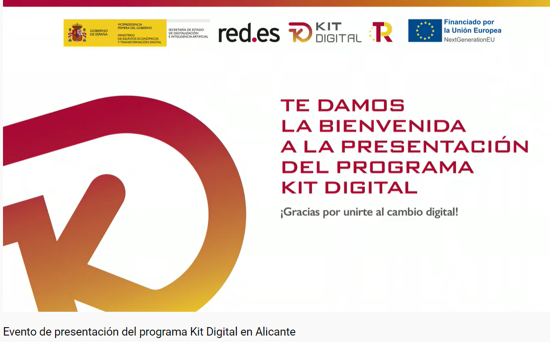 PRESENTACIÓN PROGRAMA KIT DIGITAL EN ALICANTE