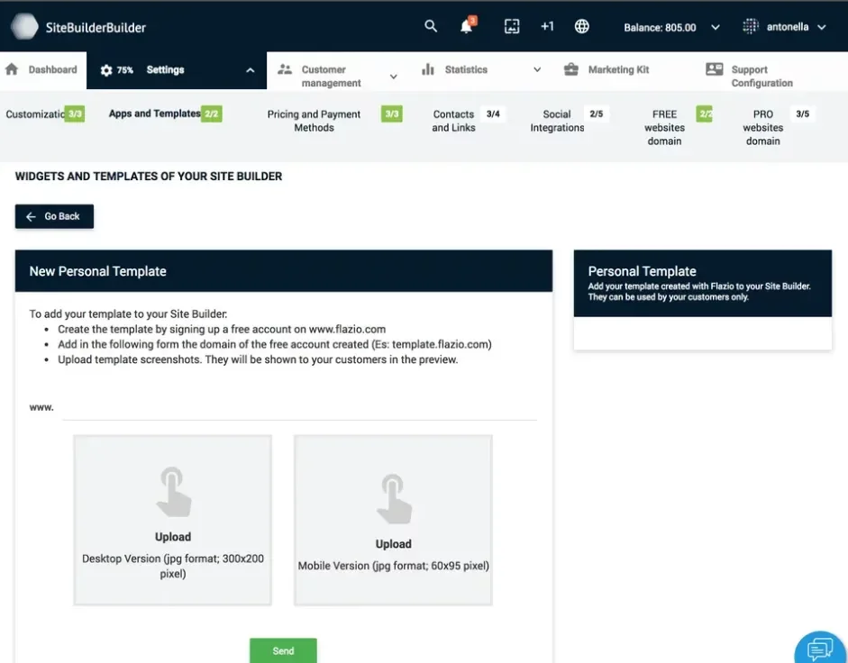 More than 1000 free templates for your websites - White Label Site Builder